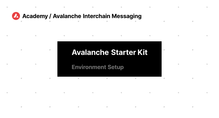 Avalanche Starter Kit | Avalanche Builder Hub Avalanche Starter Kit | Avalanche Builder Hub
